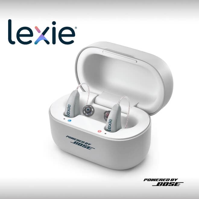 Lexie B2 Plus self-fitting OTC hearing aids Powered by Bose